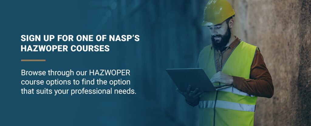 Guide to HAZWOPER - What is HAZWOPER Training | NASP